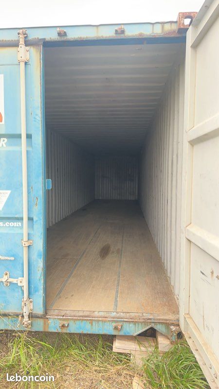 Container 12m 40 pieds - BTP - Chantier gros-oeuvre
