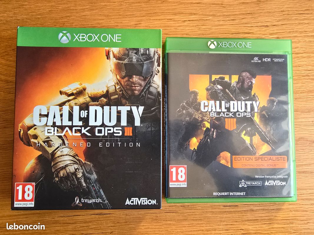 Pack COD BO3 Collector & BO4 Xbox One - Jeux vidéo