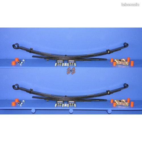 2 KITS RESSORT A LAMES COMPLET AVANT OU ARRIERE NEUF 4x4 ET PICKUP ...