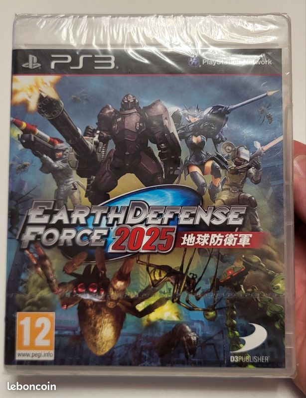 Neuf Earth defense force 2025 ps3 Pal FR - Jeux vidéo