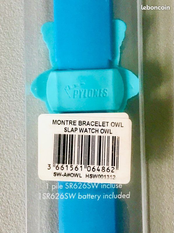 RARE. 🦉 Hibou. Montre slap. Funny Time. Année 2018. Marque Pylones ...