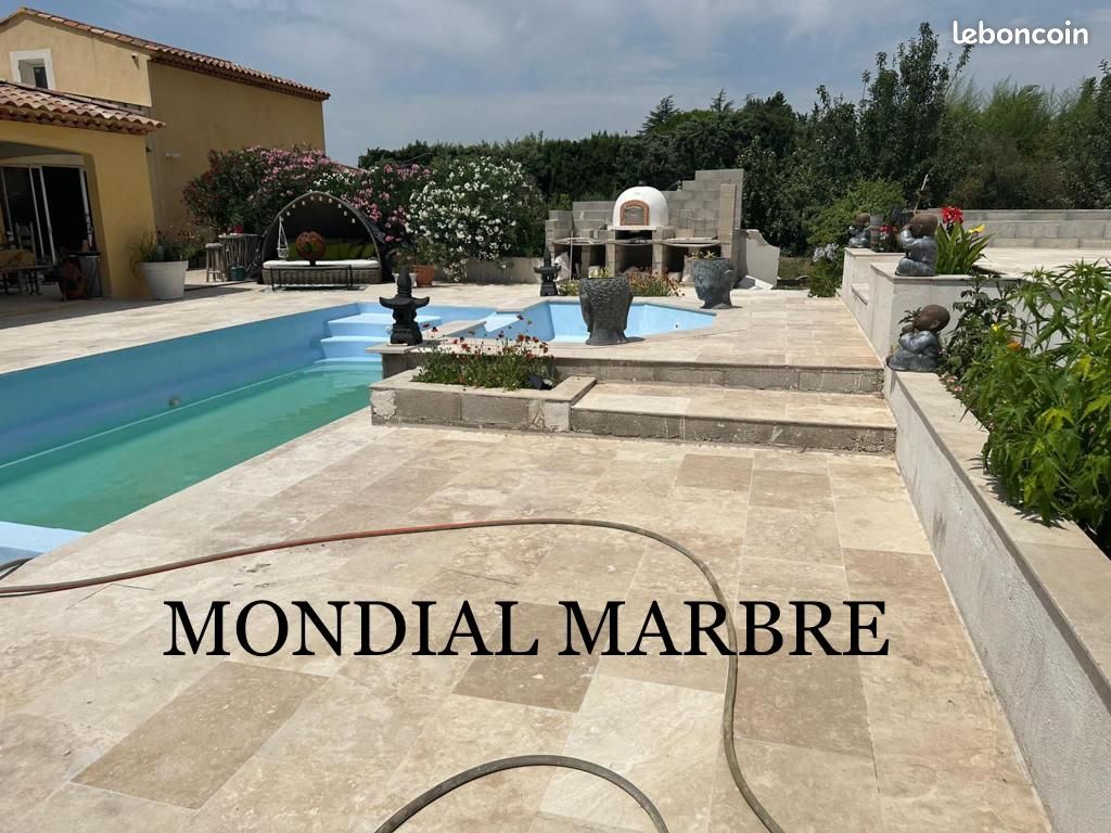 Travertin Light Mixte – 2ᵉ choix Premium – Antidérapant ...