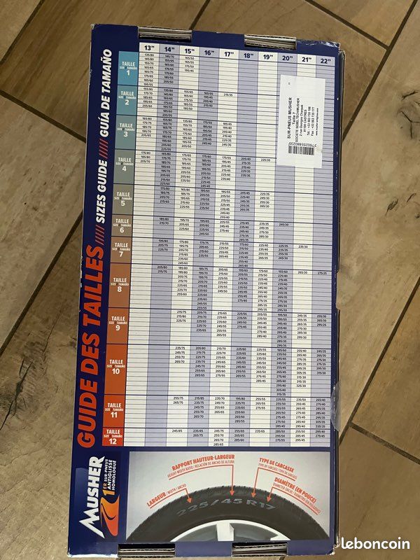 Chaussettes musher T7 - Équipement auto