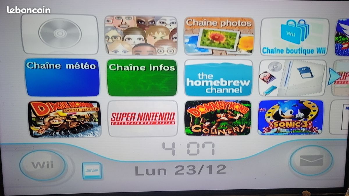 Console Nintendo Wii Version 4.2.E Avec Jeux - Consoles