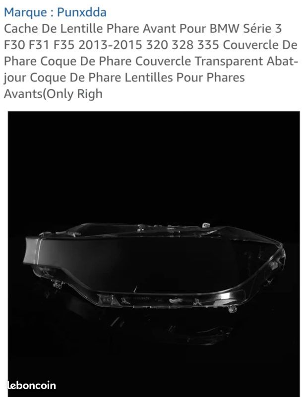 Lentille de phare BMW Série 3 - Équipement auto