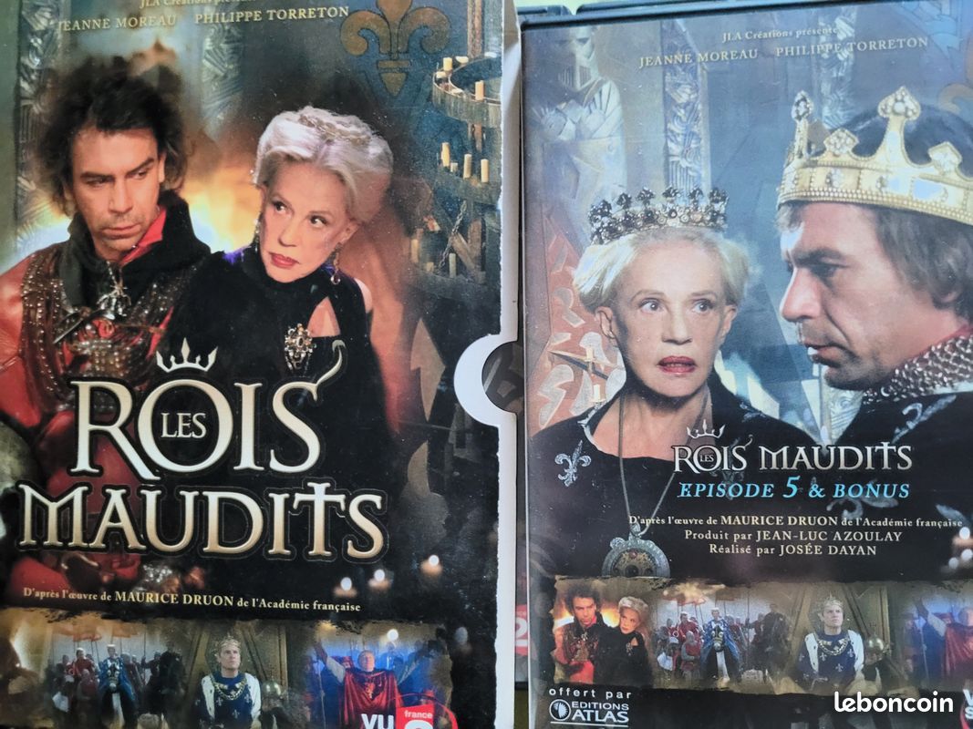 COFFRET DVD LES ROIS MAUDITS Jeanne Moreau Philippe Torreton Julie ...