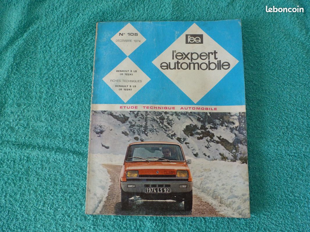 Revue Technique pour RENAULT R5 LS Année 70s - Équipement auto