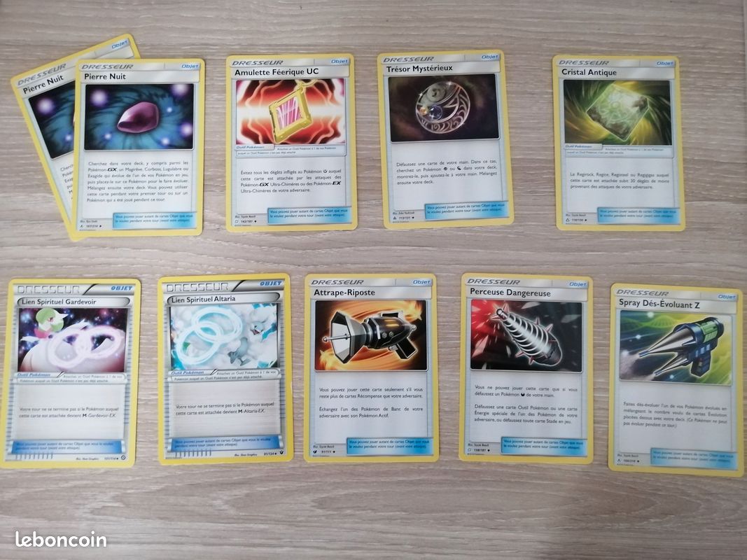 Carte pokemon objet x10 - Collection