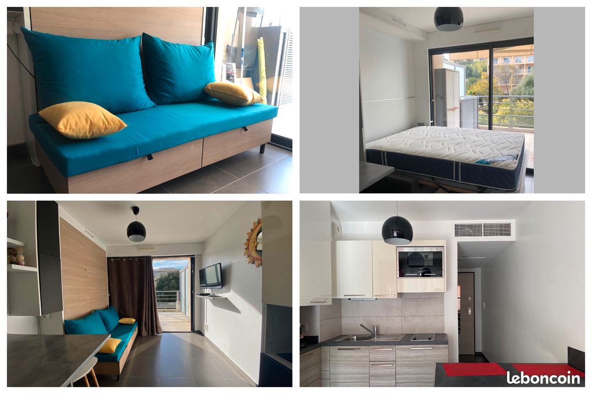 Studio classé 2* couchage grand confort sur la plage - Locations ...