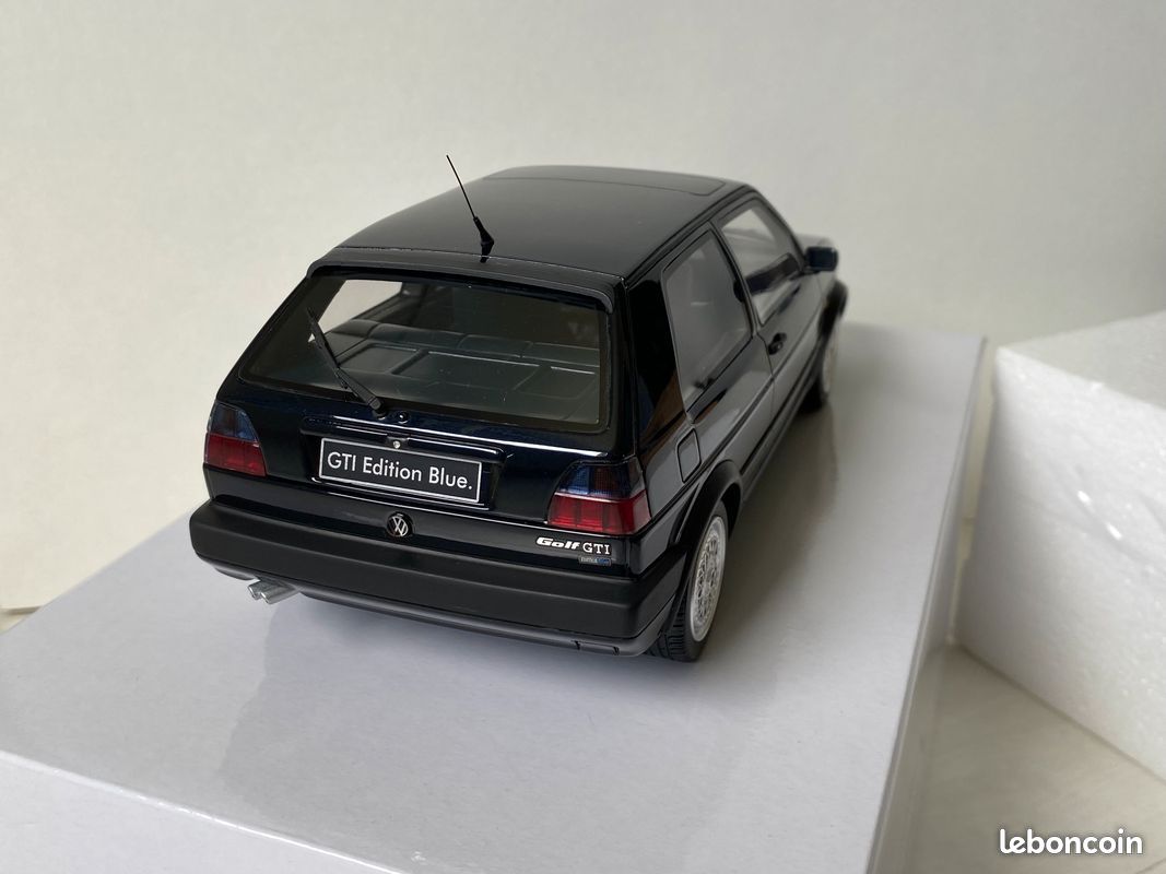 Miniature neuve Volswagen Golf MK2 GTi Edition Blue Moonlight Blue 1991 ...