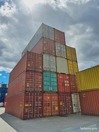 74- DISPONIBLE ET VISIBLE SUR DEPOT - CONTAINER MARITIME - 40 pieds ...