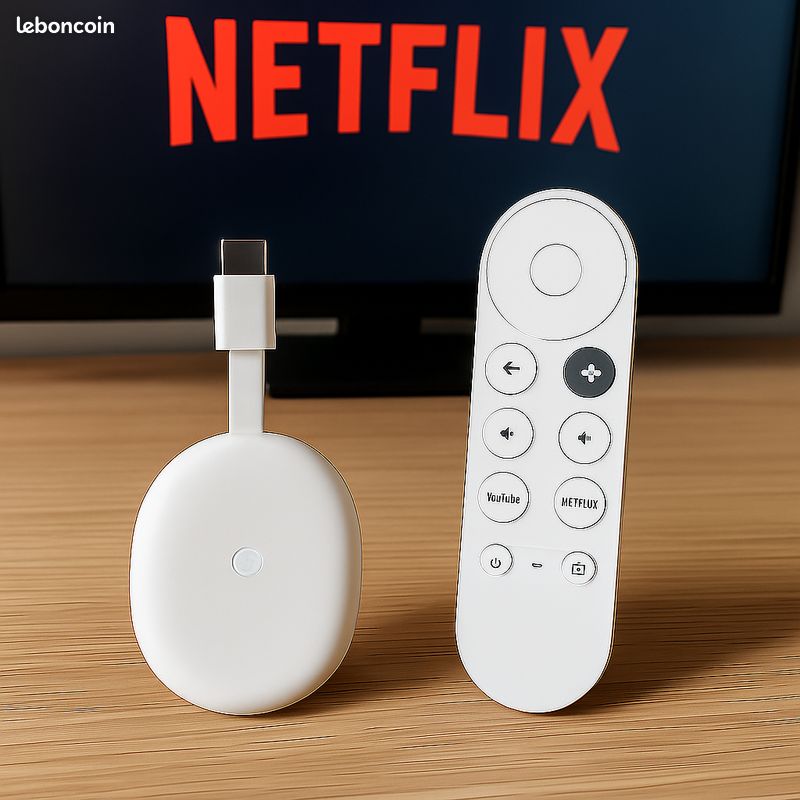 🎬 Google Chromecast 4K avec télécommande — Transformez votre TV en ...
