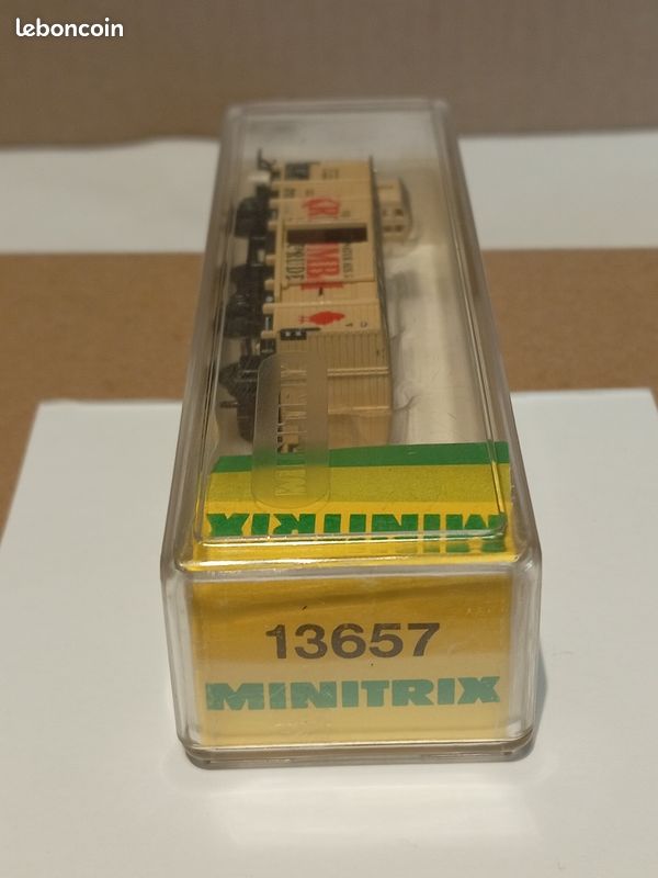 Minitrix wagons krumbach ref 13657 ech n tres bon etat en boite - Modélisme
