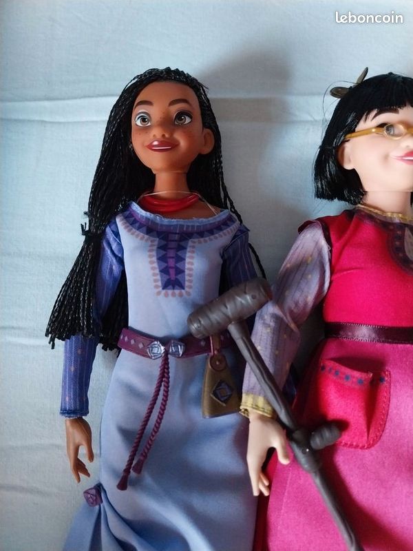 Poupées Disney Asha et Dahlia Wish : Asha et la Bonne étoile - Coffret ...