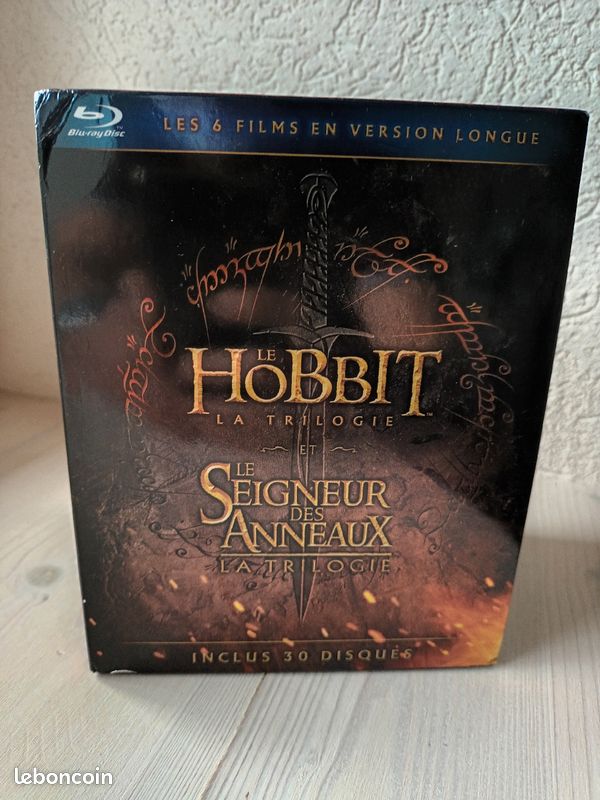 Coffret bluray Le hobbit + le seigneur des anneaux - DVD - Films