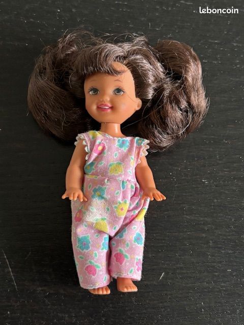 Mini poupée Li'l Friends of Kelly Barbie vintage 1999 TBE - Jeux & Jouets