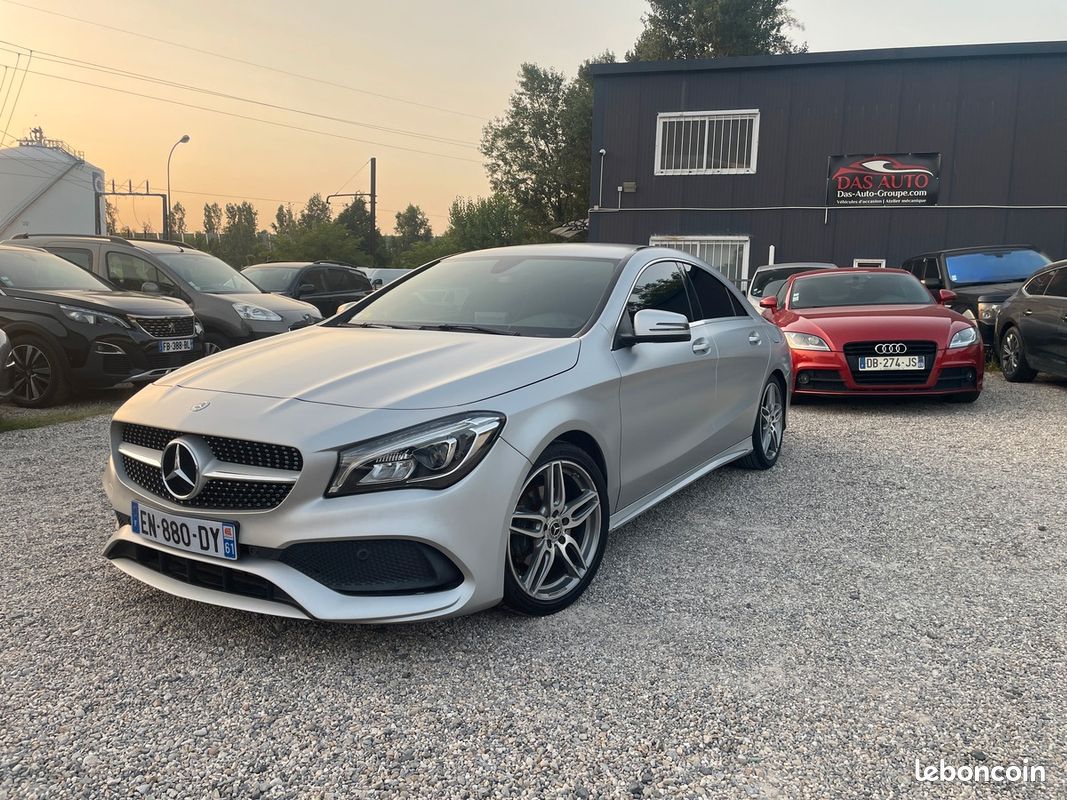 Mercedes Benz CLA 200 cdi AMG Line Gris Mat 136 cv GPS/Camera. Révise ...