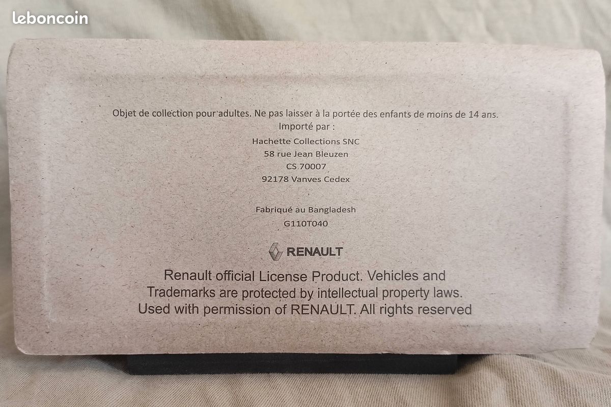 Miniature presse hachette - 1/43 – r4 4l renault rodeo rallye infernal ...