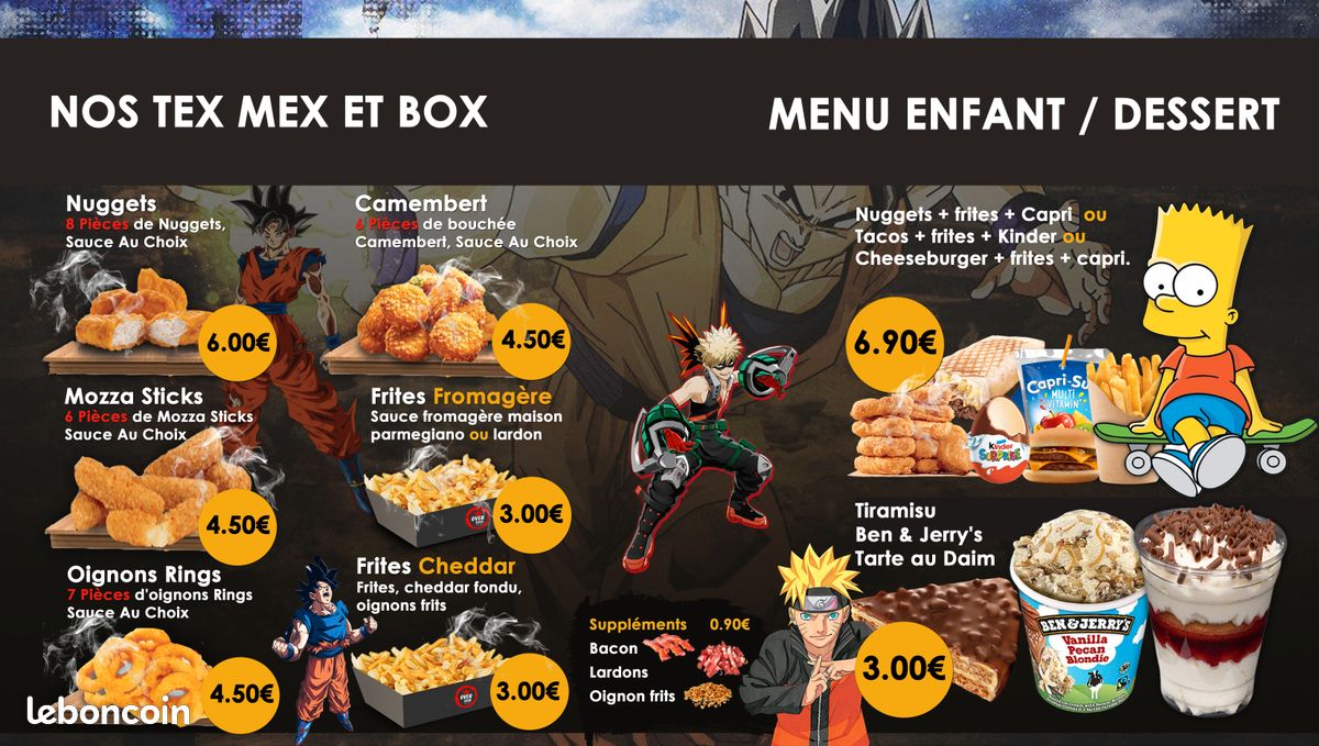 Menu Board, Menu de Restaurant, Site web, Application Mobile, Logo ...