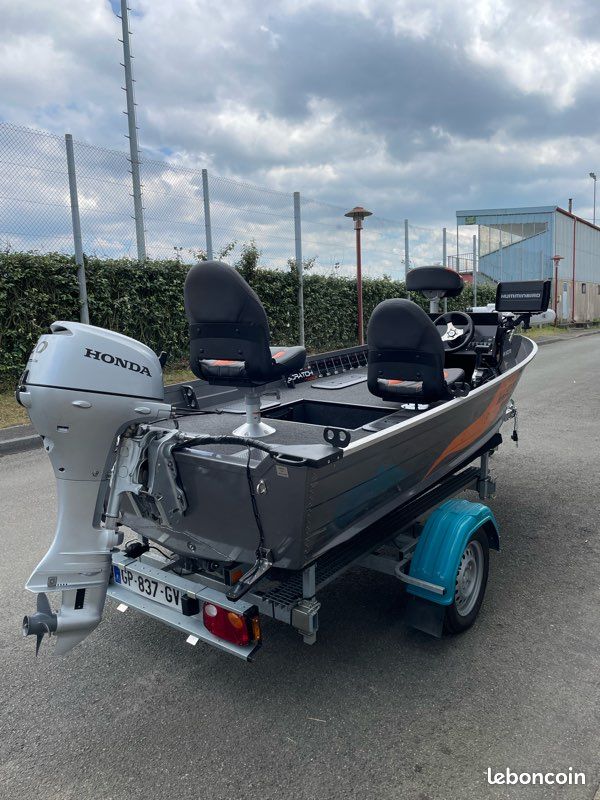 Barque alu QuickSilver 450 sf type bassboat - Nautisme