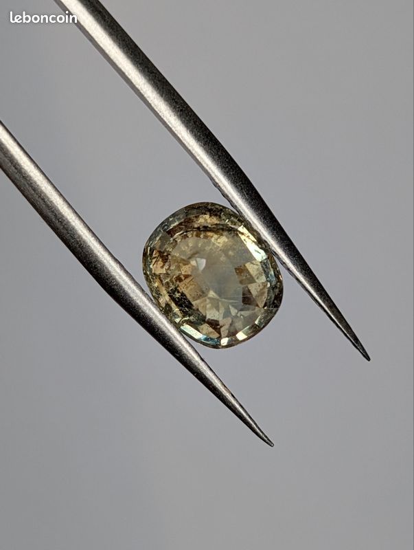 Magnifique saphir 4,32 ct certificat lgm (France)non chauffè provenance ...