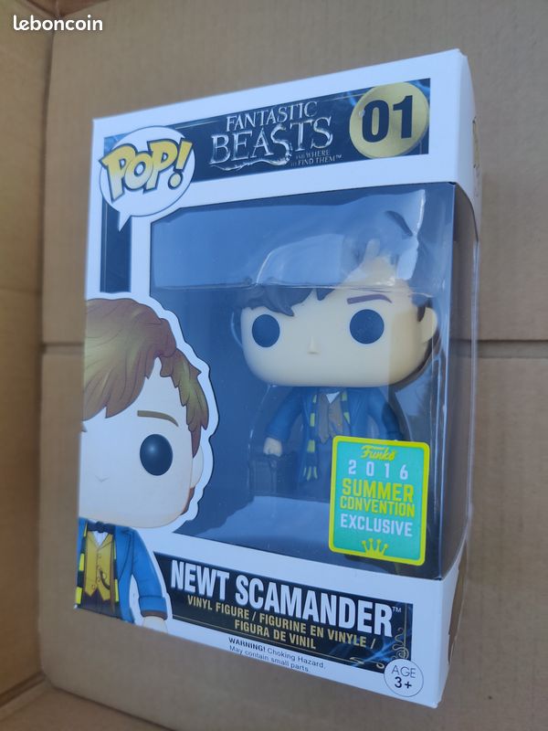 Funko pop Newt Scamander 01 film Les animaux fantastiques de JK Rollins ...