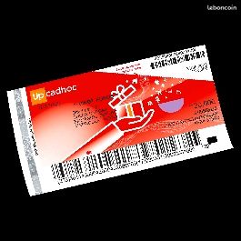 Chèque cadeaux cadhoc - Billetterie