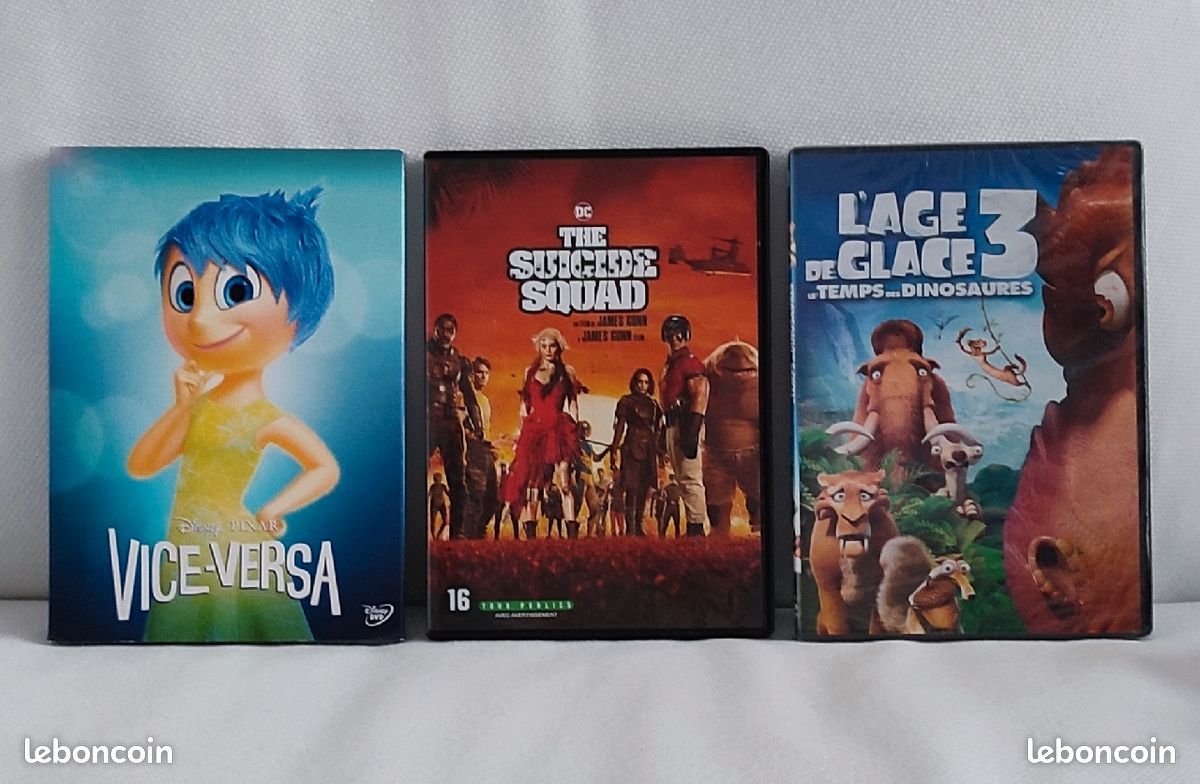 DVD Vice Versa The Suicide Squade L'age de glace 3 15 euros le lot de ...