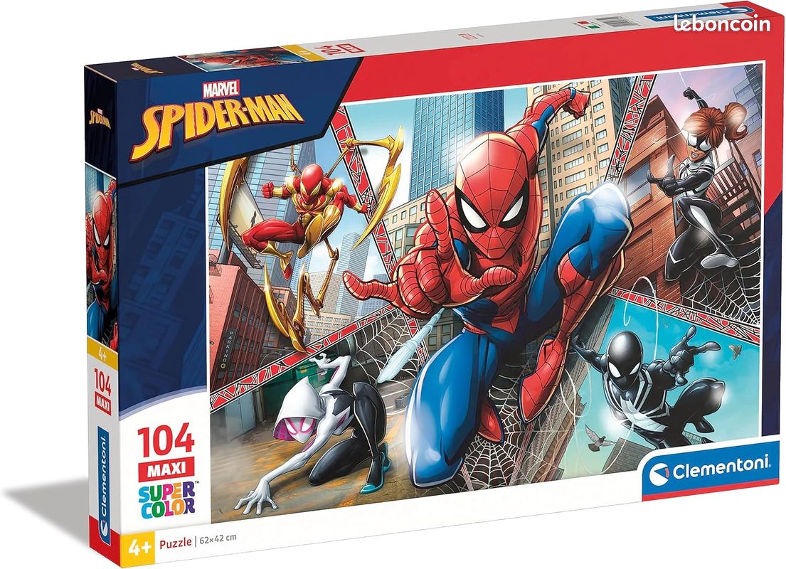 Puzzle Spider Man maxi Clémentoni 104 pièces - Jeux & Jouets