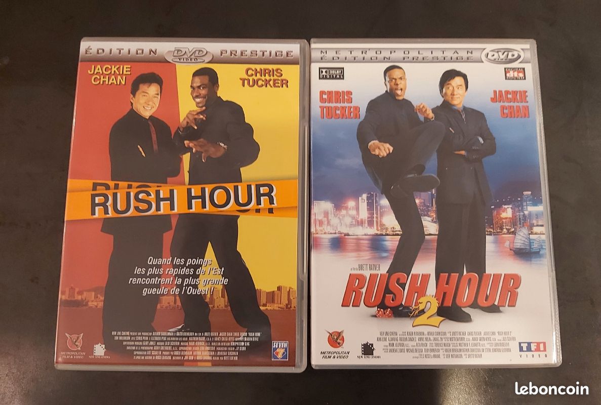 Lot de 2 DVD : Rush Hour 1 et 2 - DVD - Films