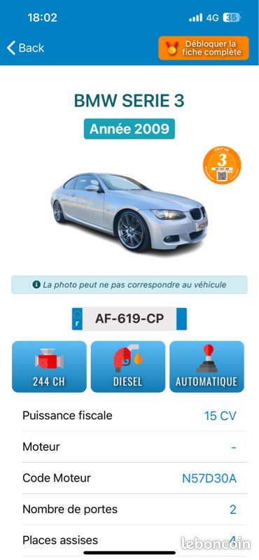 Bonjour, vends bas moteur BMW N57d30a 330d - Équipement auto