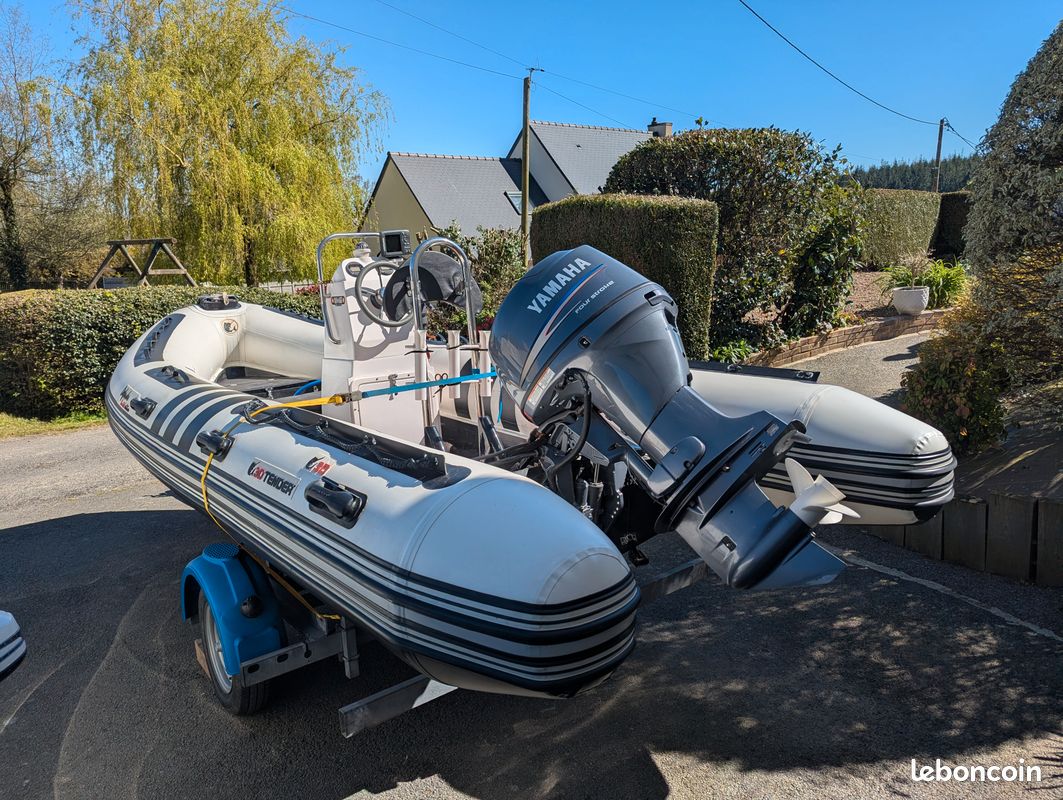 Semi-rigide 3D Tender 535 – moteur 50 CV – remorque galvanisée – très ...