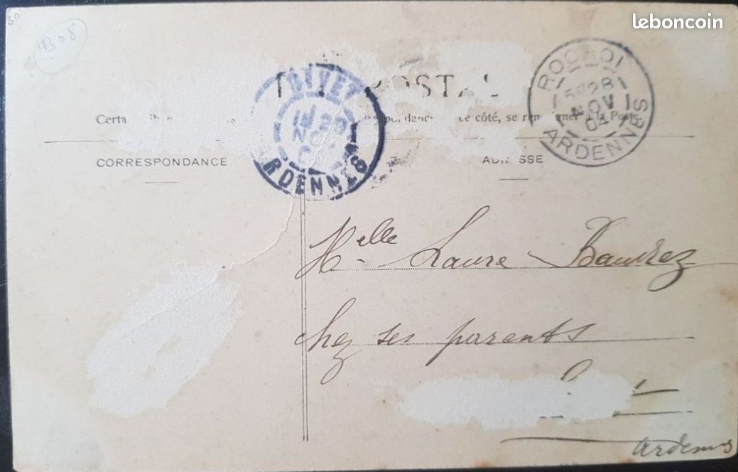 CPA Rocroi ardennes, Porte de France 1904 - Collection