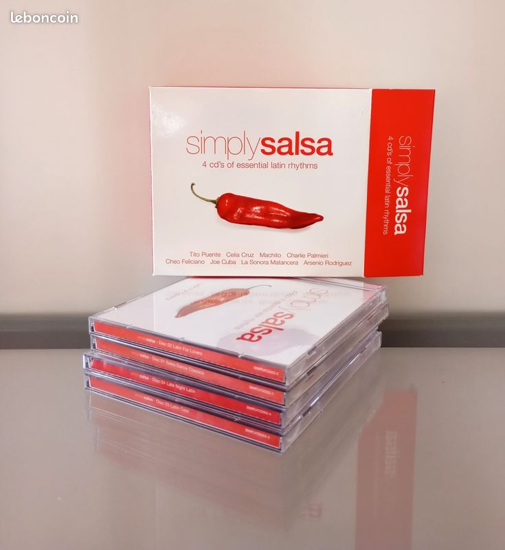 Simply SALSA (Coffret 4 CD) - CD - Musique