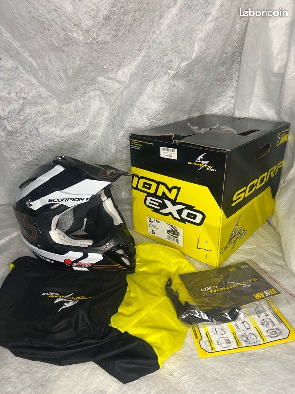 Casque moto cross scorpions vx-16 evo neuf S - Équipement moto