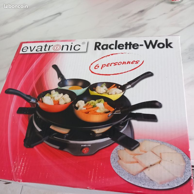 Appareil Raclette wok neuf 6 personnes - Électroménager