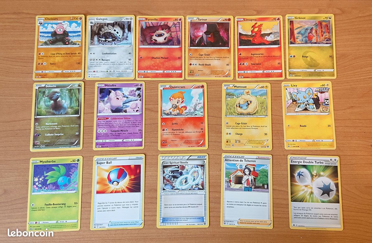 Lot de cartes POKEMON N°5 - cartes neuves toutes différentes + 1cadeau ...