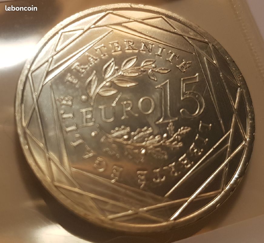 Piece 15 euros Argent France 2008 - Collection