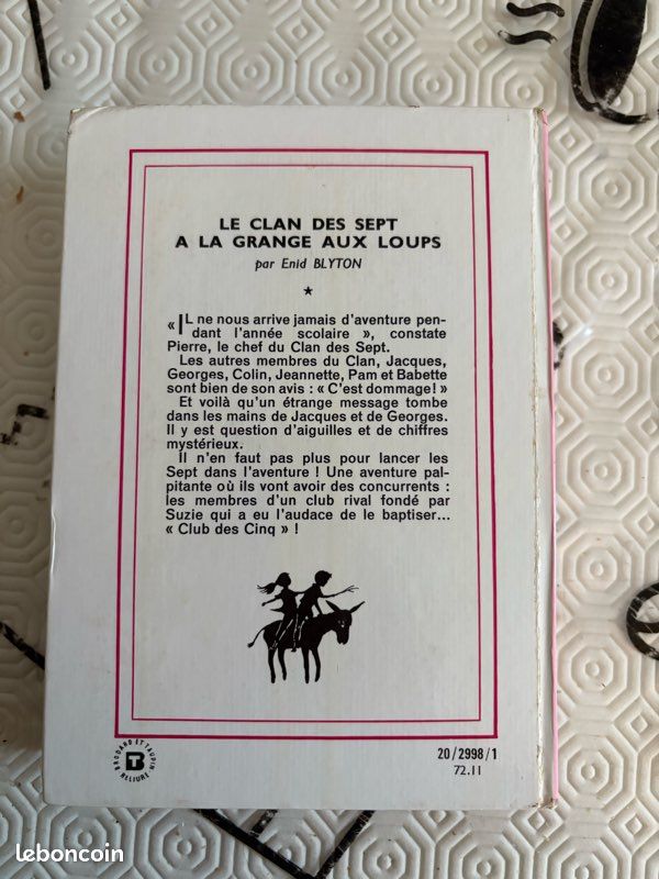 Le Clan des Sept à la Grange aux Loups Enid BLYTON - Livres