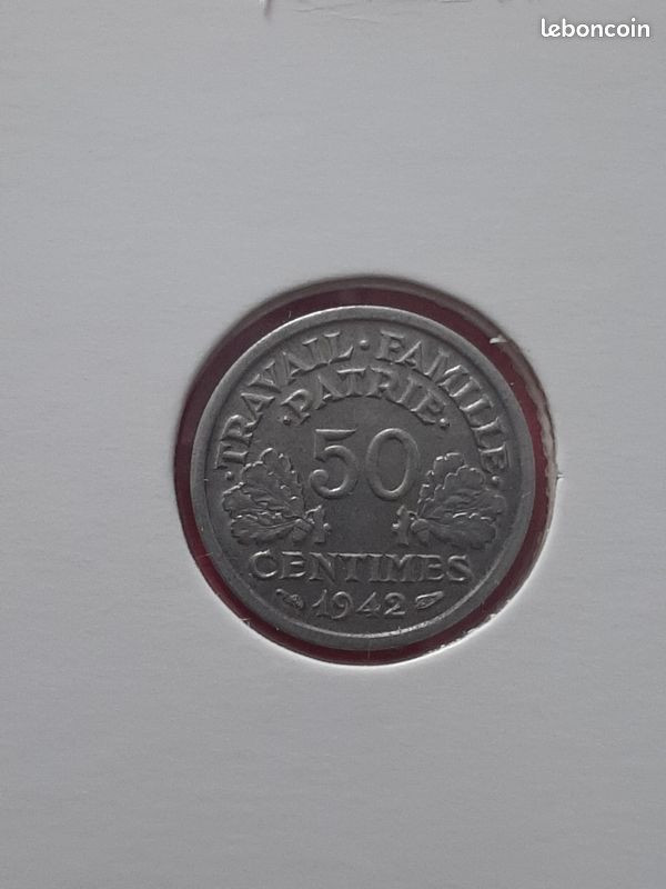 Pice Rare De 50 Centimenull