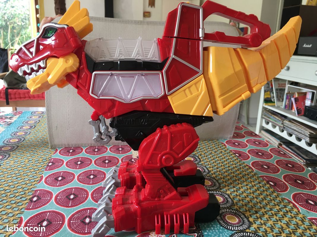 Robot power ranger TRex 31 cm /43 cm - Jeux & Jouets