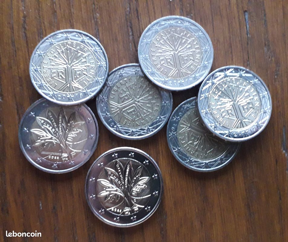 Pièces 2 Euros courantes - FRANCE - Collection