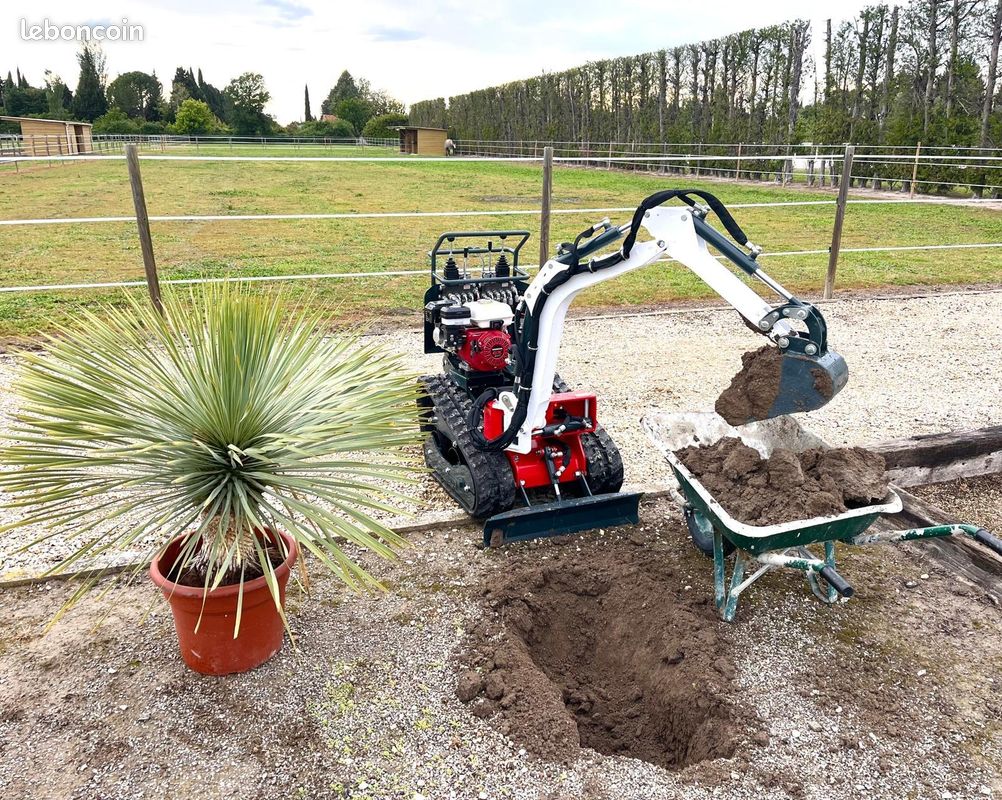 Mini Pelle - Micro Pelle - BTP - Chantier gros-oeuvre