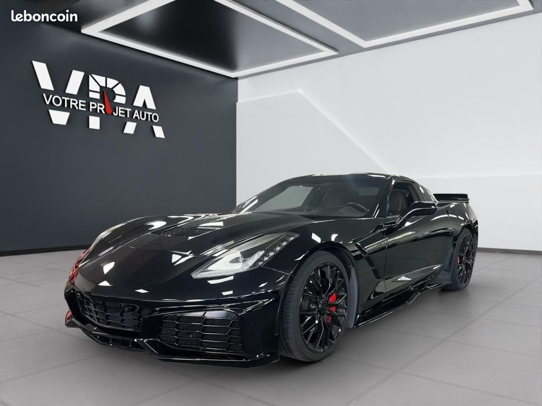 Chevrolet Corvette C7 6.2 V8 - 466 ch • Cuir noir Affichage tête haute ...