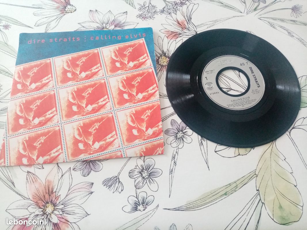 Dire Straits " Calling Elvis / Iron Hand " 45 tours France 1991 - CD ...