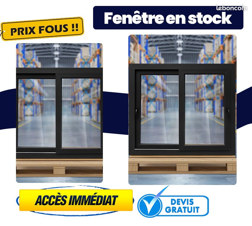 Fenêtre PVC/Alu à prix cadeaux, ne manquez pas cette offre - Bricolage