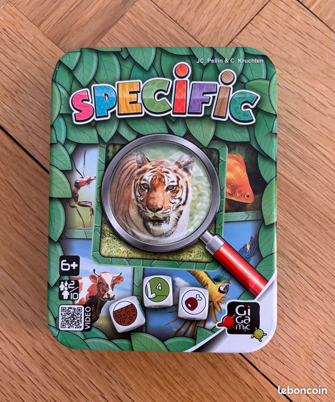 Jeu de société SPÉCIFIC de Gigamic - Jeux & Jouets