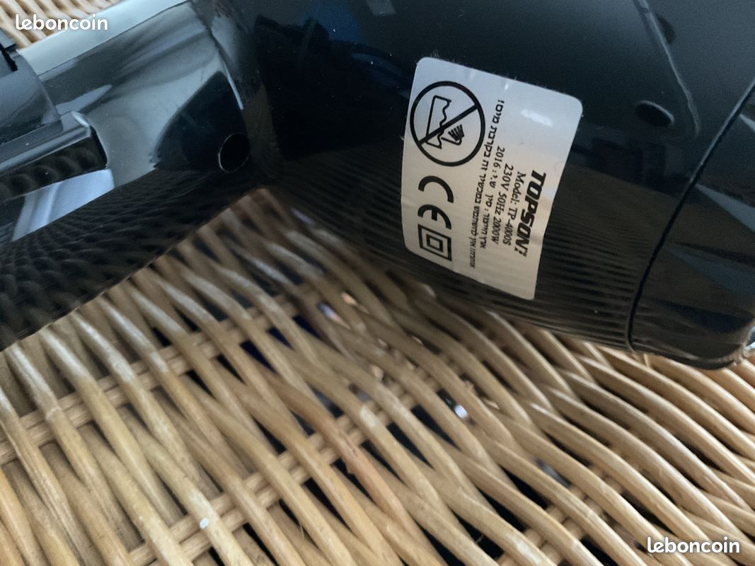 Sèche-Cheveux Professionnel TOPSON USA Super Turbo TP-4000S 2000W - Électroménager