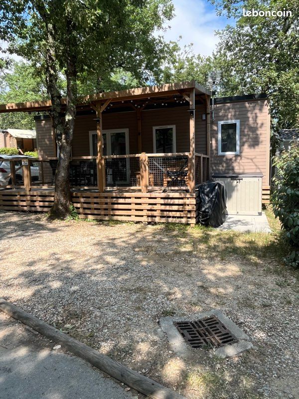 MOBIL-HOME 6 pers. Ardèche CAMPING 5* DOMAINE DE CHAUSSY - proche ...