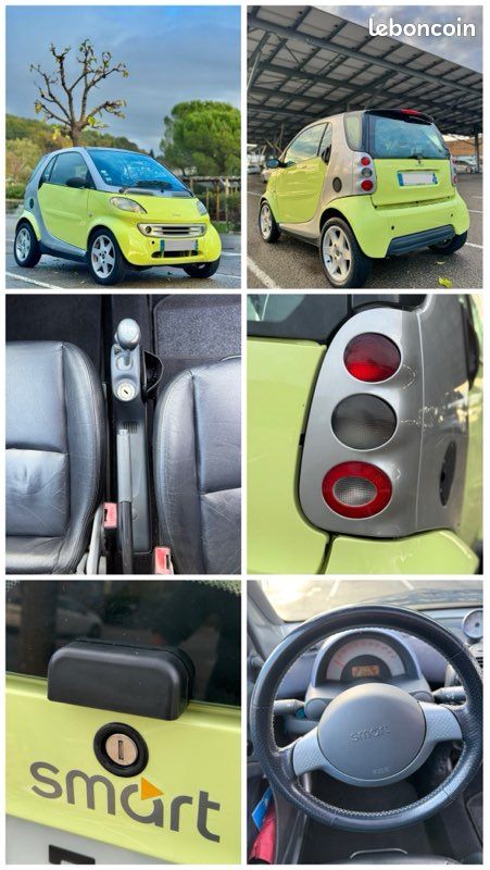 Smart Fortwo 2001 - TBE - Voitures